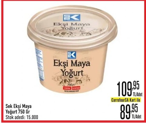 Güncel CarrefourSA Ekşi Maya Fiyatları 2026 | Haftalık Aktüel