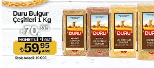 Duru Bulgur Çeşitleri 1 Kg